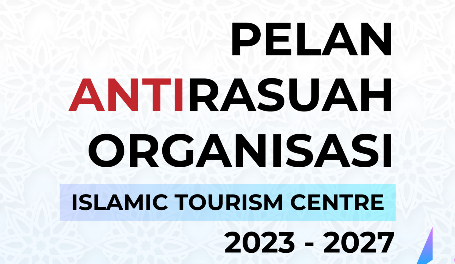 ITC - Organisational Anti-Corruption Plan (OACP) - Islamic Tourism Centre